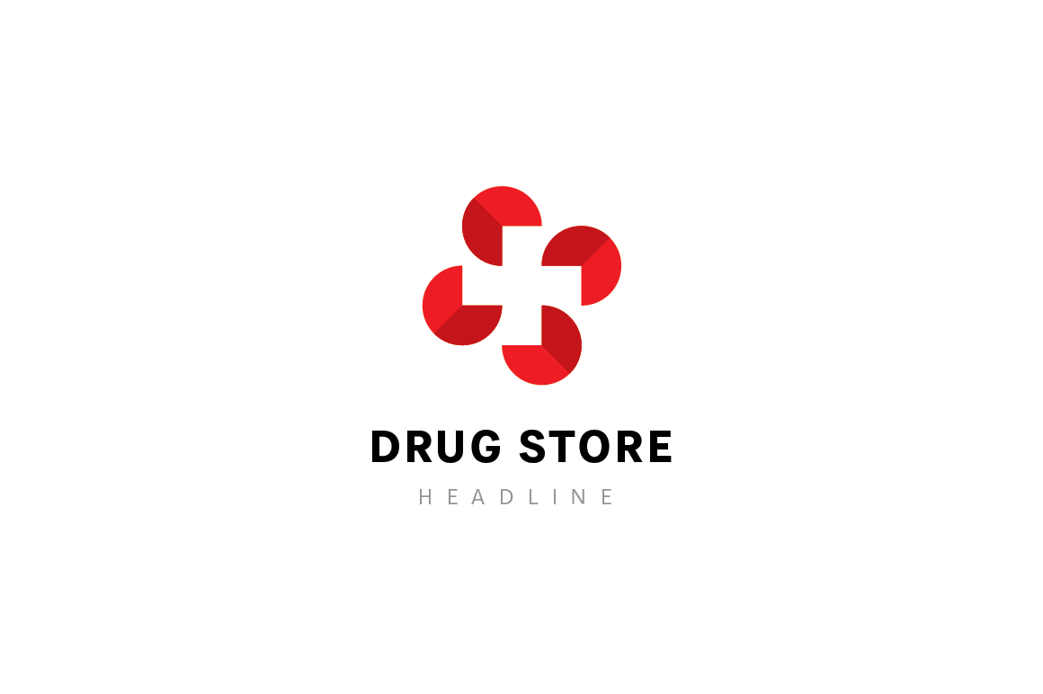Drug store logo., a Branding & Logo Template by Anton Akhmatov