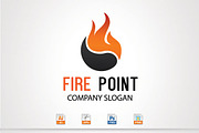 Fire Point Logo, a Branding & Logo Template by stock6design