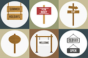 Illustration of signs vector set, an Object Illustration by rawpixel