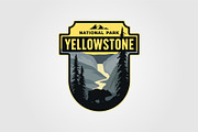 yellowstone national park logo patch