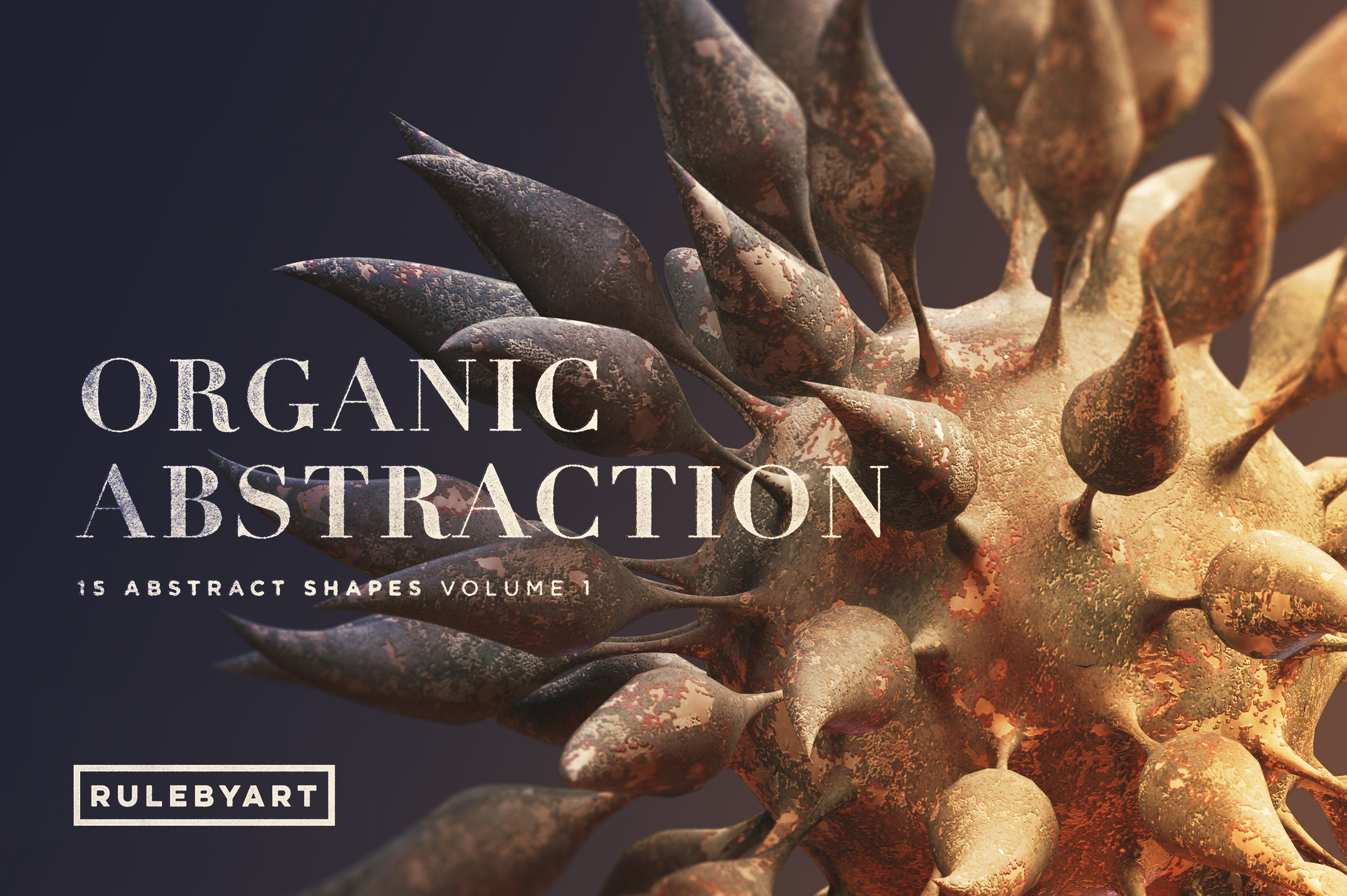 Organic Abstraction Vol.1, an Object Graphic by RuleByArt