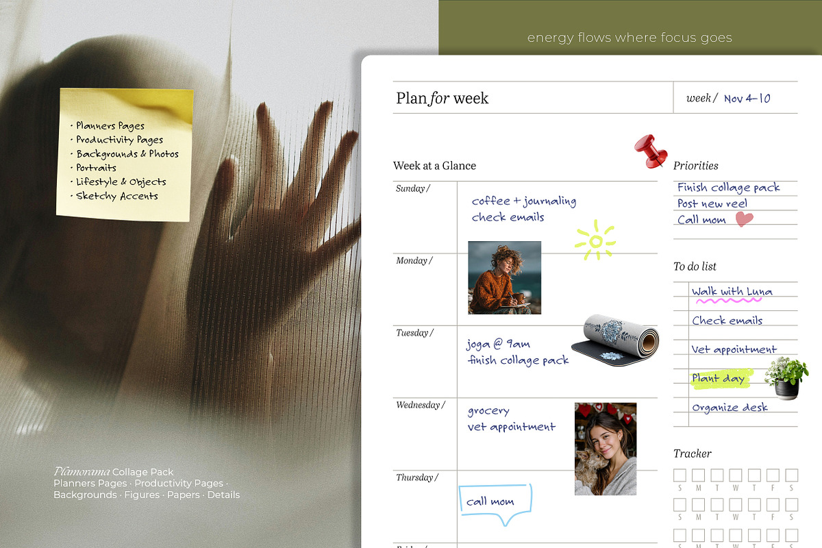 Planorama – Collage & Planning Pack, an Object Graphic by R-studio