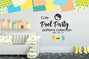 POOL PARTY Pattern collection | Graphic Patterns ~ Creative Market