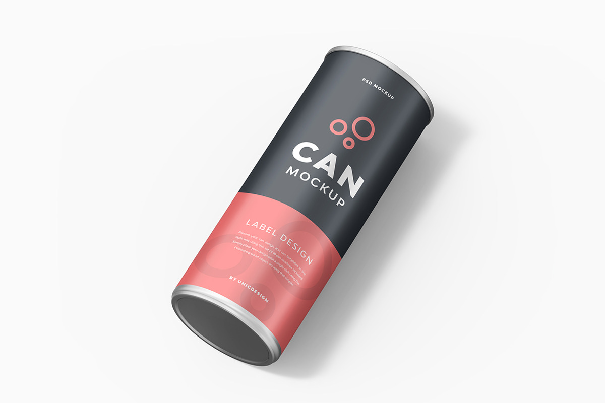 Can Mockup, a Mockup by UnicDesign