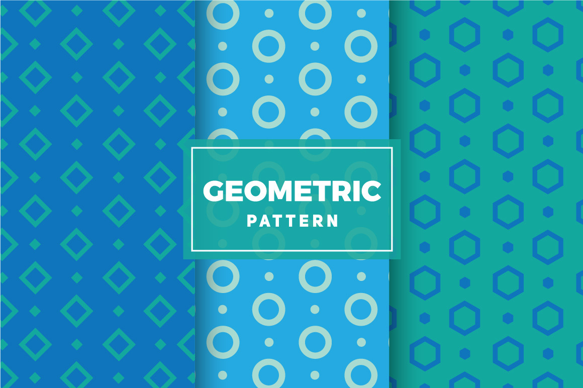 Geometric Vector Patterns #136, a Pattern Graphic by relineo.vectors