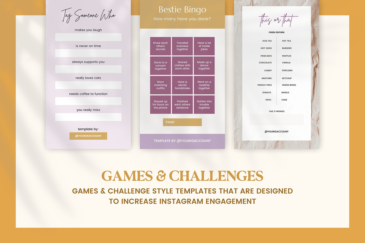 Instagram Story Challenges Canva, a Social Media Template by Fallon Gerst