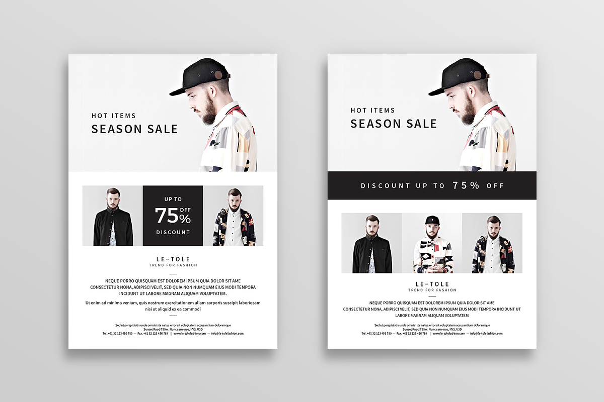 Fashion Promo Flyer, a Flyer Template by BOXKAYU