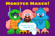 Monster Creation Kit, an Illustration by JulyPluto