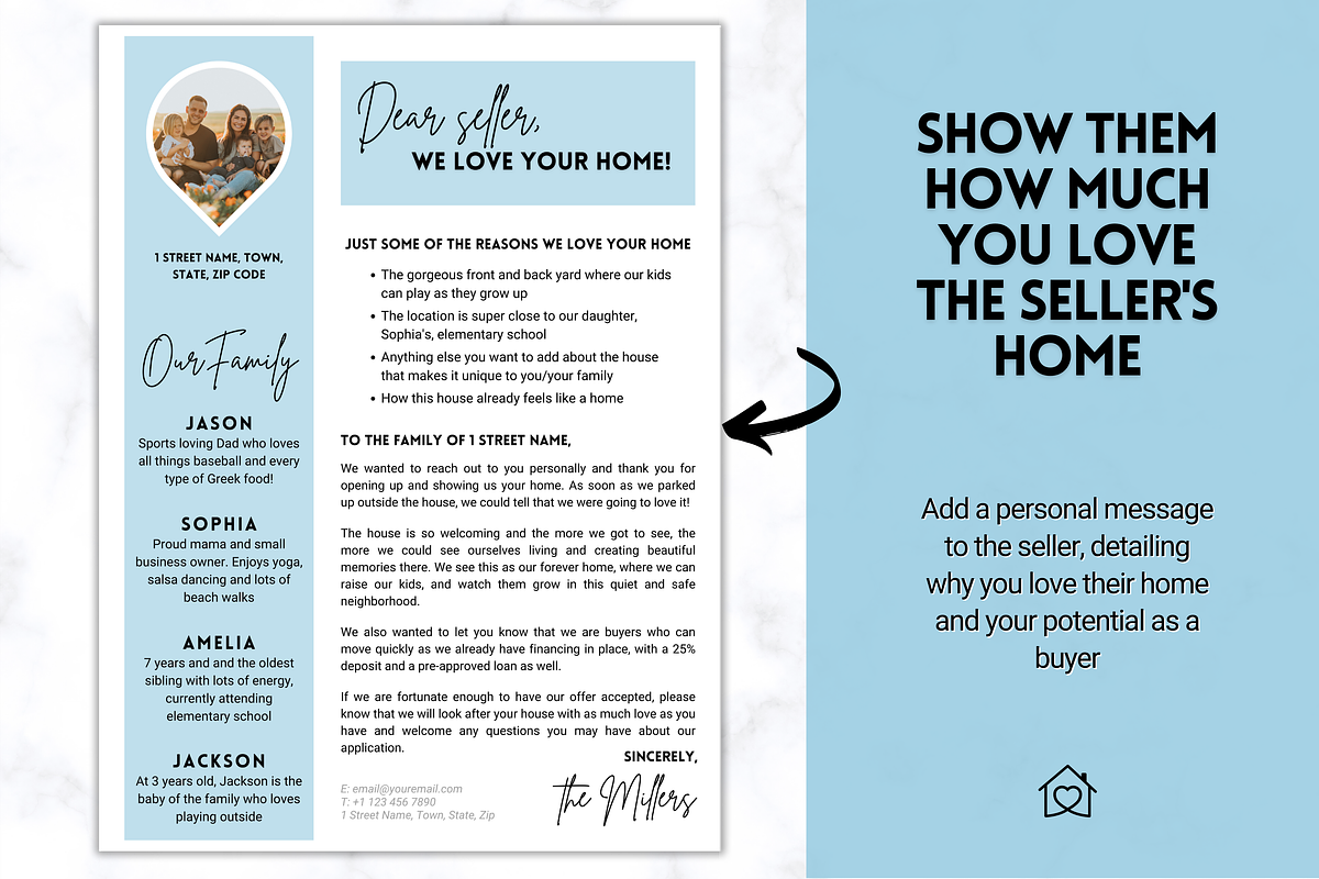 House Offer Letter - Canva Template | Creative Market