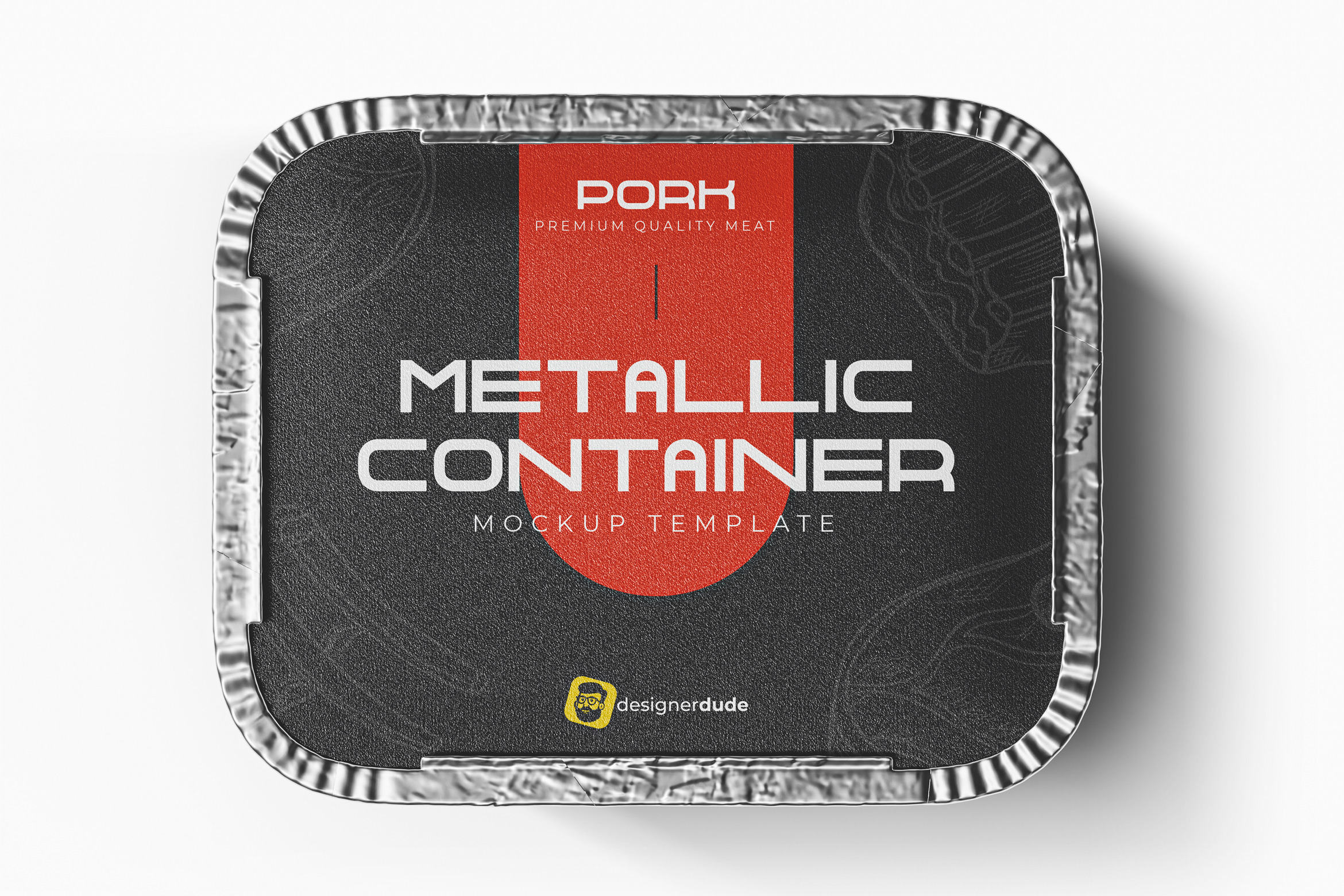 Aluminum Food Container Mockup, a Packaging Mockup by eightonesix