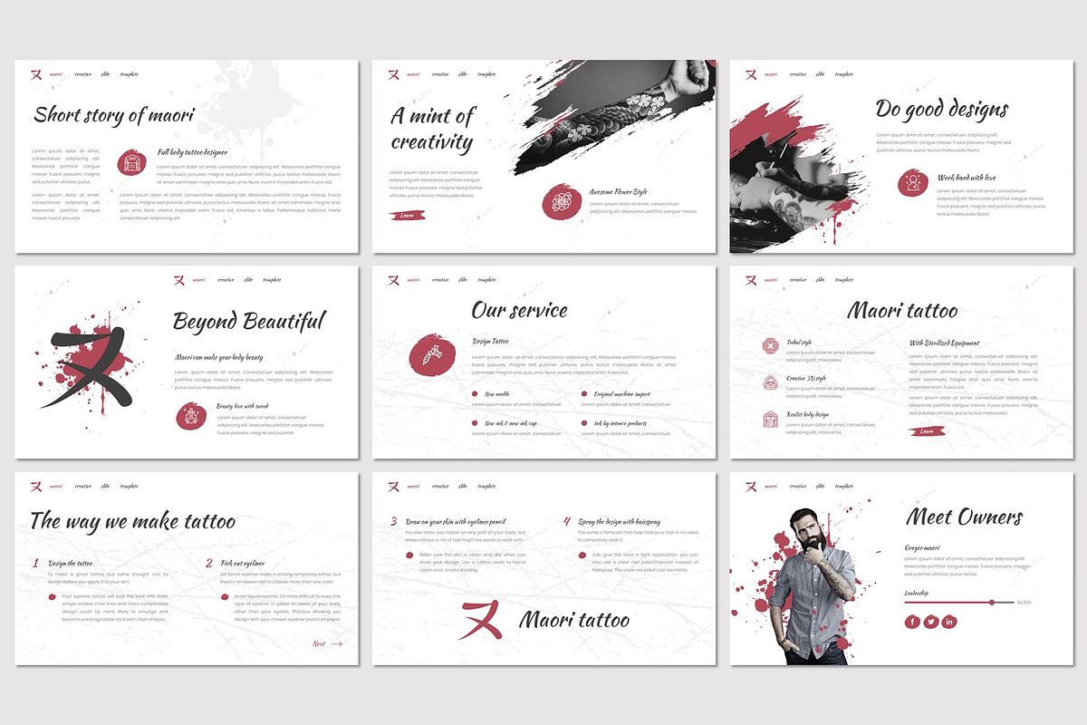 Maori - Powerpoint Template, a Presentation Template by inspirasign