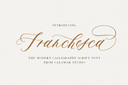 Franchesca |Wedding Calligraphy Font