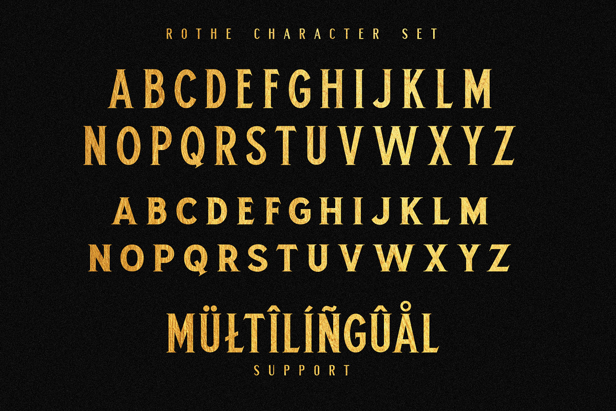 ROTHE - Vintage Luxury Font, a Serif Font by Konstantine Studio
