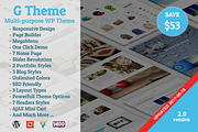 G Theme - Multi-purpose WP Theme, a WordPress Template by SaufThemes