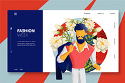 Male Fashion - Banner & Landing Page, a Templates & Theme by AQR Studio