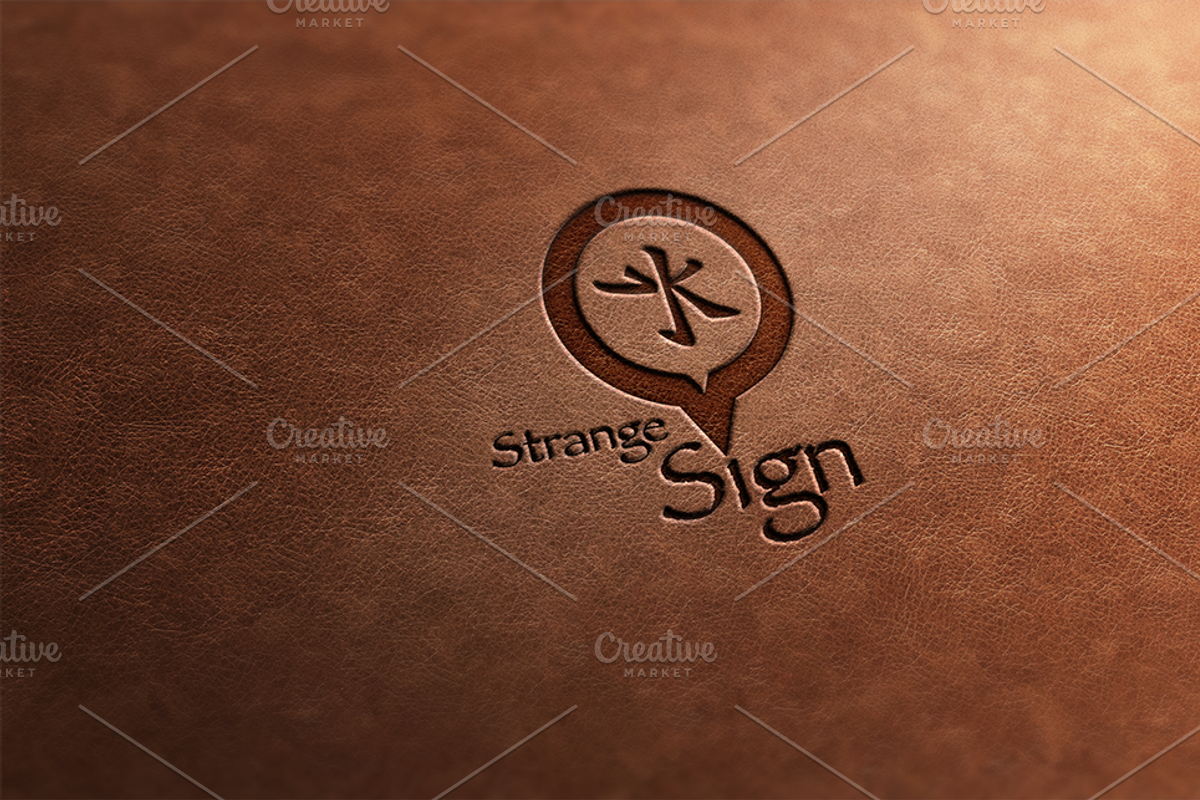 Strange Sign Logo Design, a Branding & Logo Template by Florin Chitic