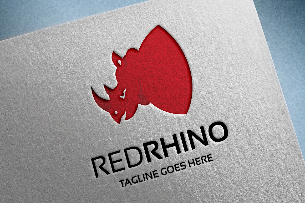 Red Rhino Logo, a Branding & Logo Template by Design_Planet