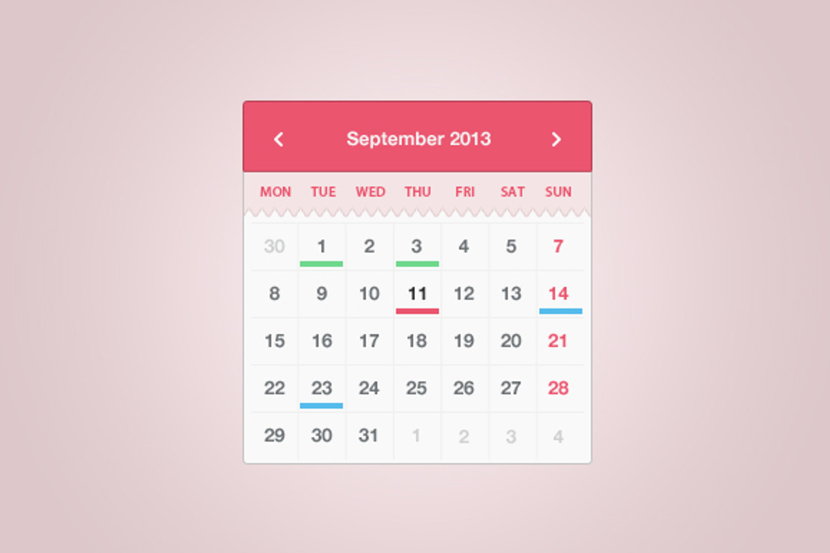 Simple & Sweet Calendar Widget, a Templates & Theme by Creative VIP