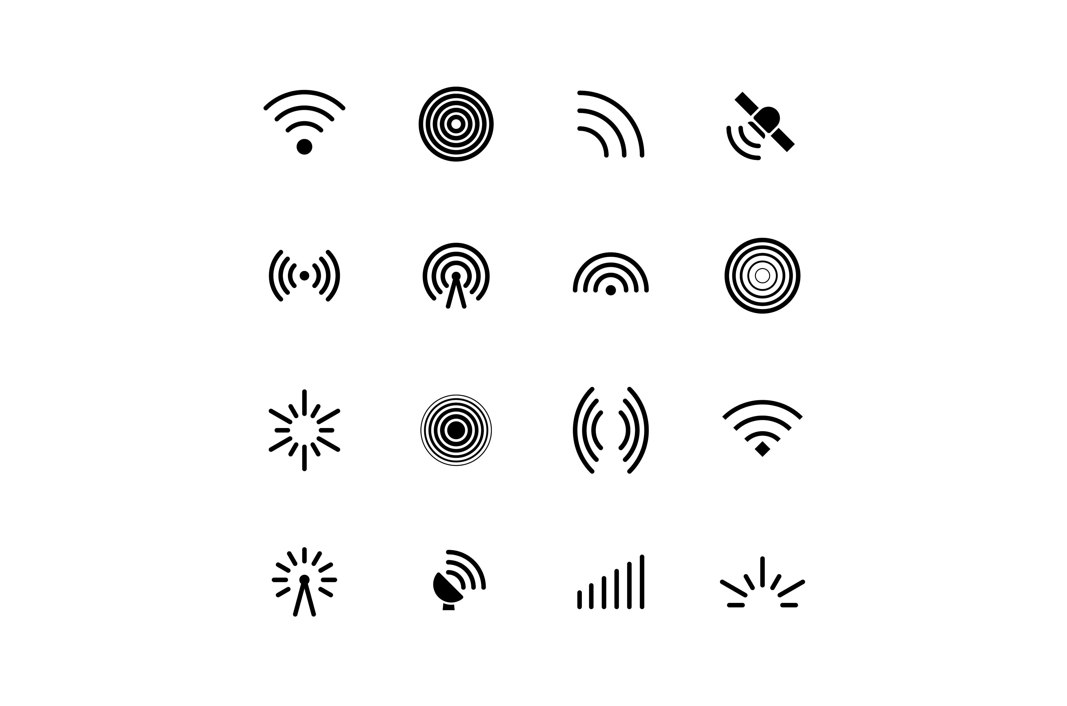 Wireless wifi and radio signals, a Background Graphic by Valerie Bodnar ...