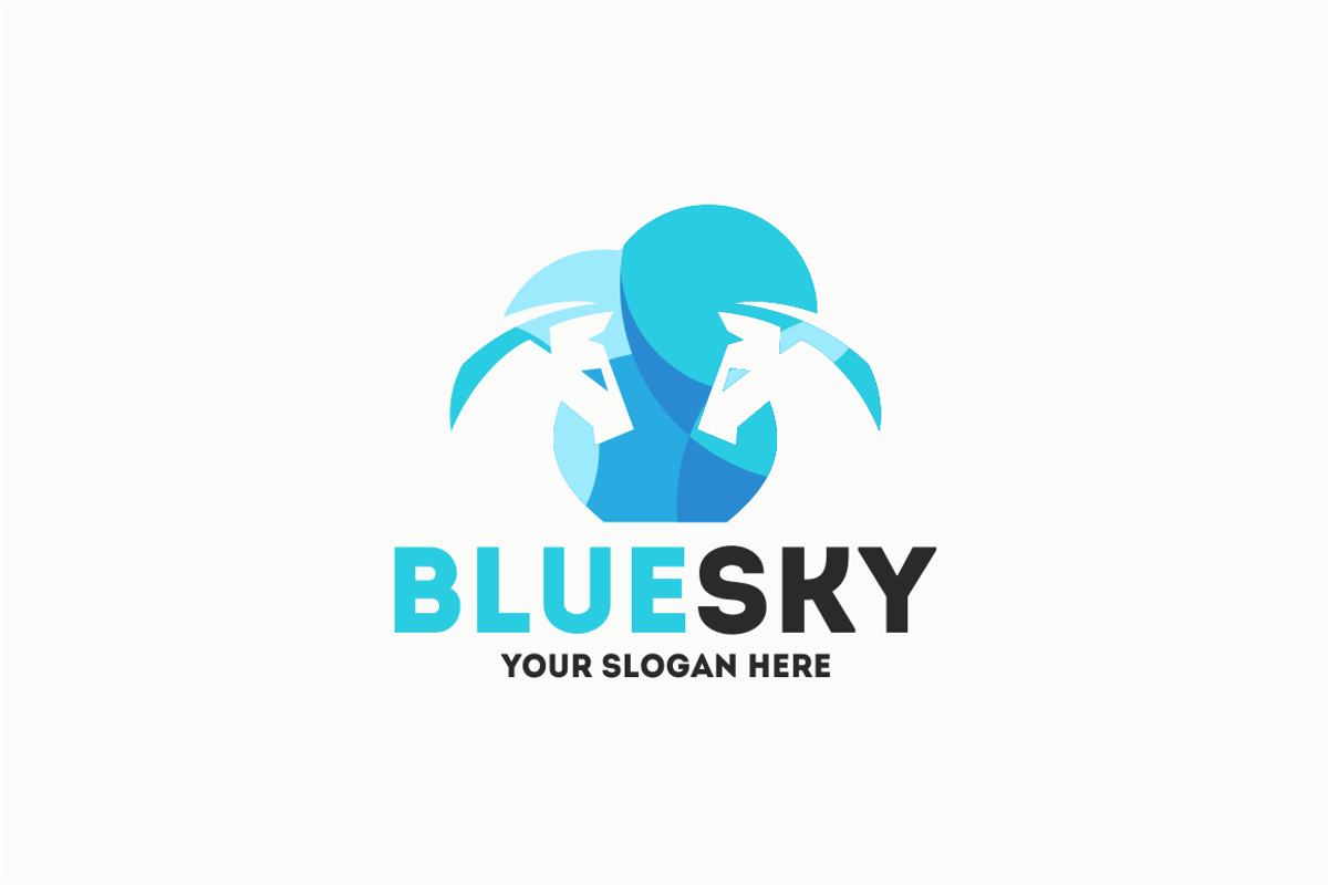 Blue Sky Logo, a Branding & Logo Template by Metrolinevision
