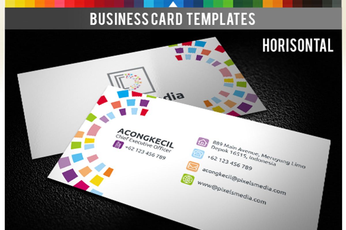 Premium Business Card - Pixels Media, a Business Card Template by ...