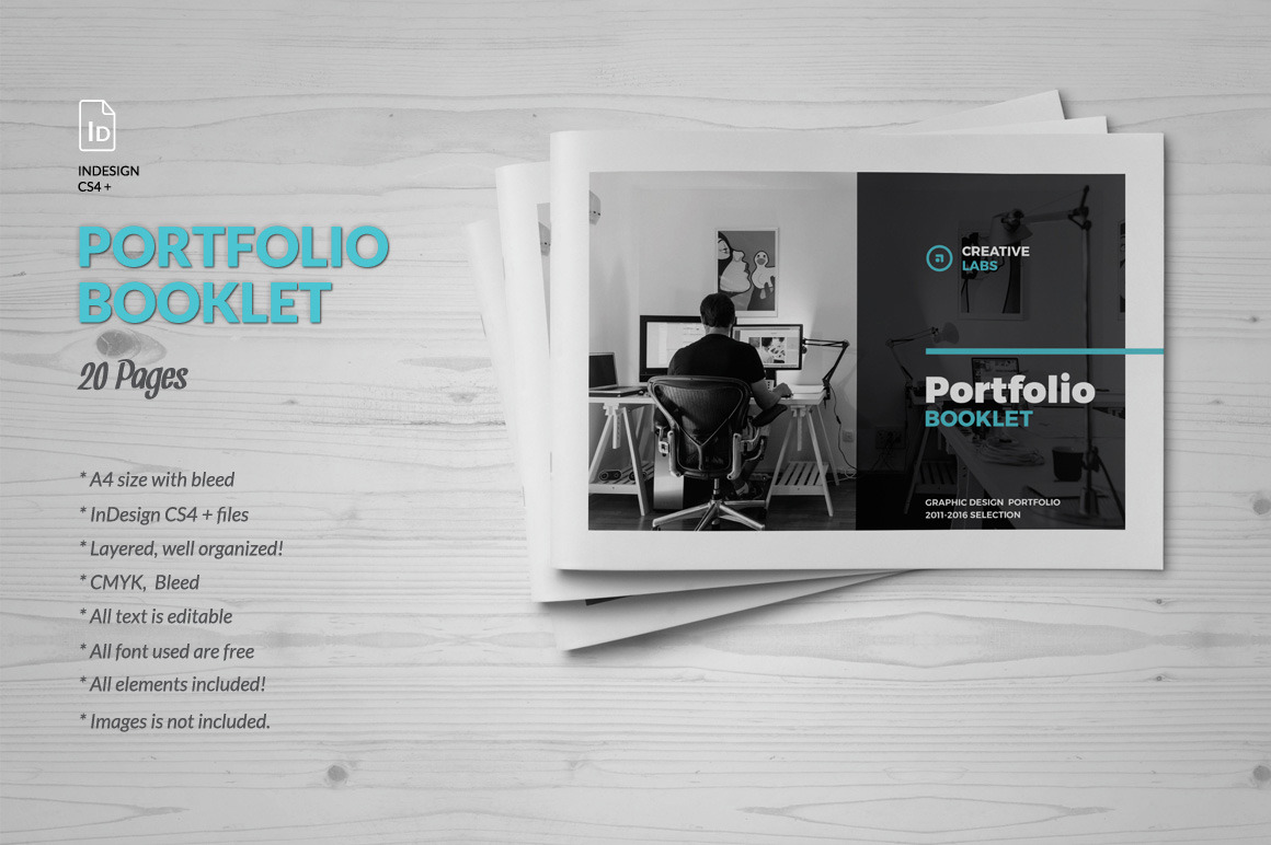 Portfolio Booklet, a Brochure Template by Sabin