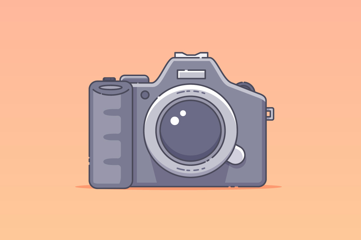 DSLR Camera, an Illustration by Vector Kitchen by Zoljo