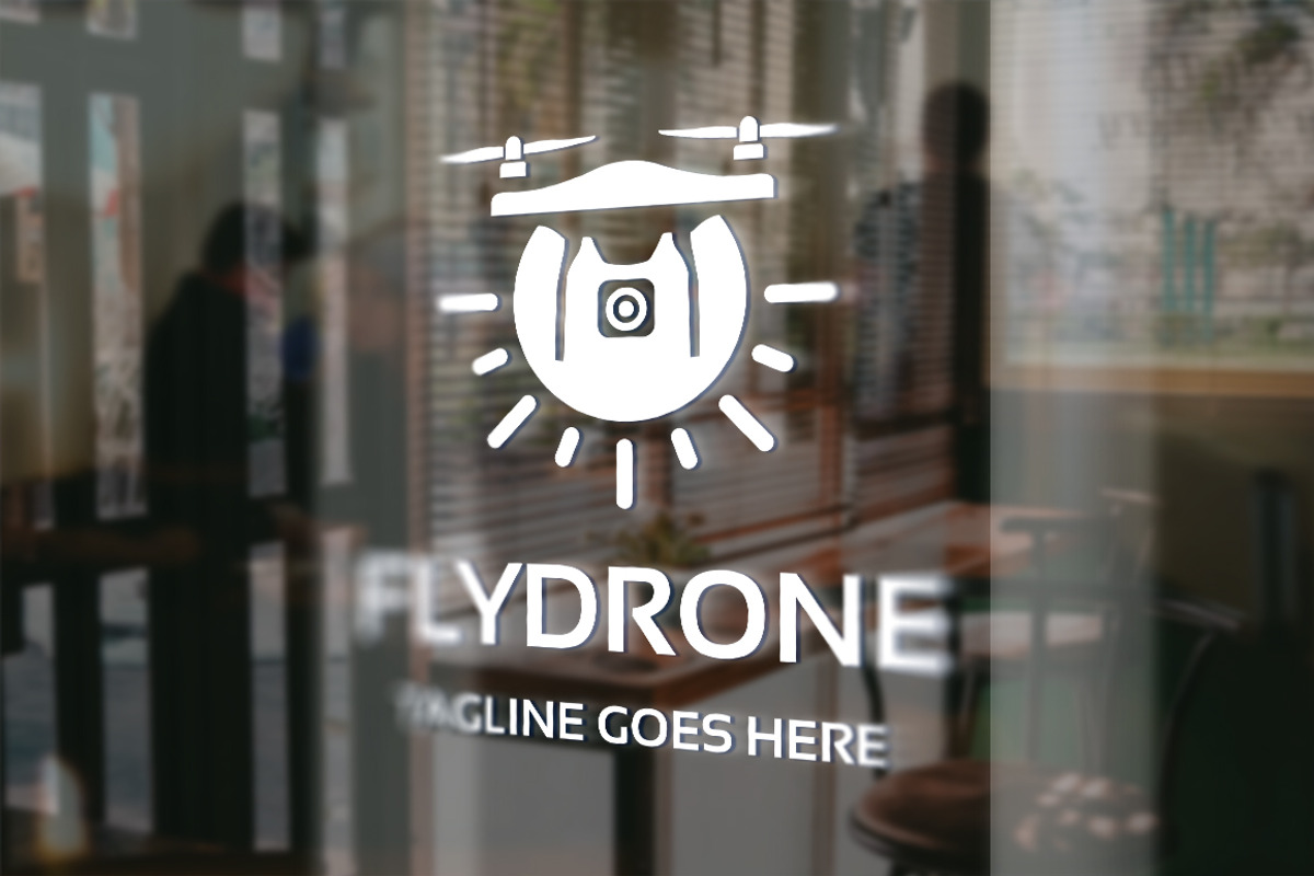 Fly Drone Logo, a Branding & Logo Template by Design_Planet