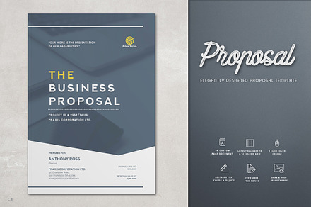 Proposal, a Brochure Template by ThemeDevisers