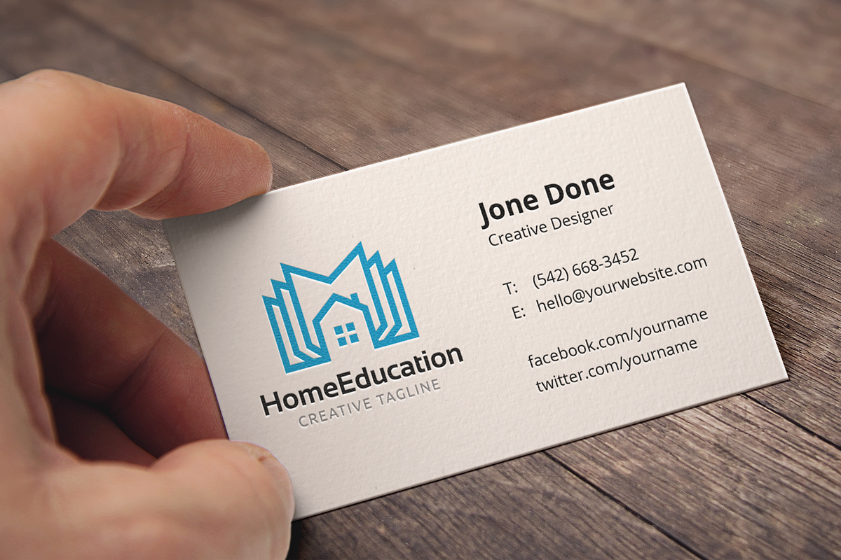 Home education logo, a Branding & Logo Template by Vectorwins Premium Shop