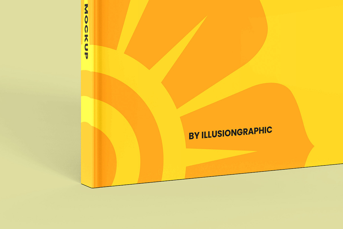 Softcover Book 6x9 inch Mockup, a Print Template by Illusiongraphic