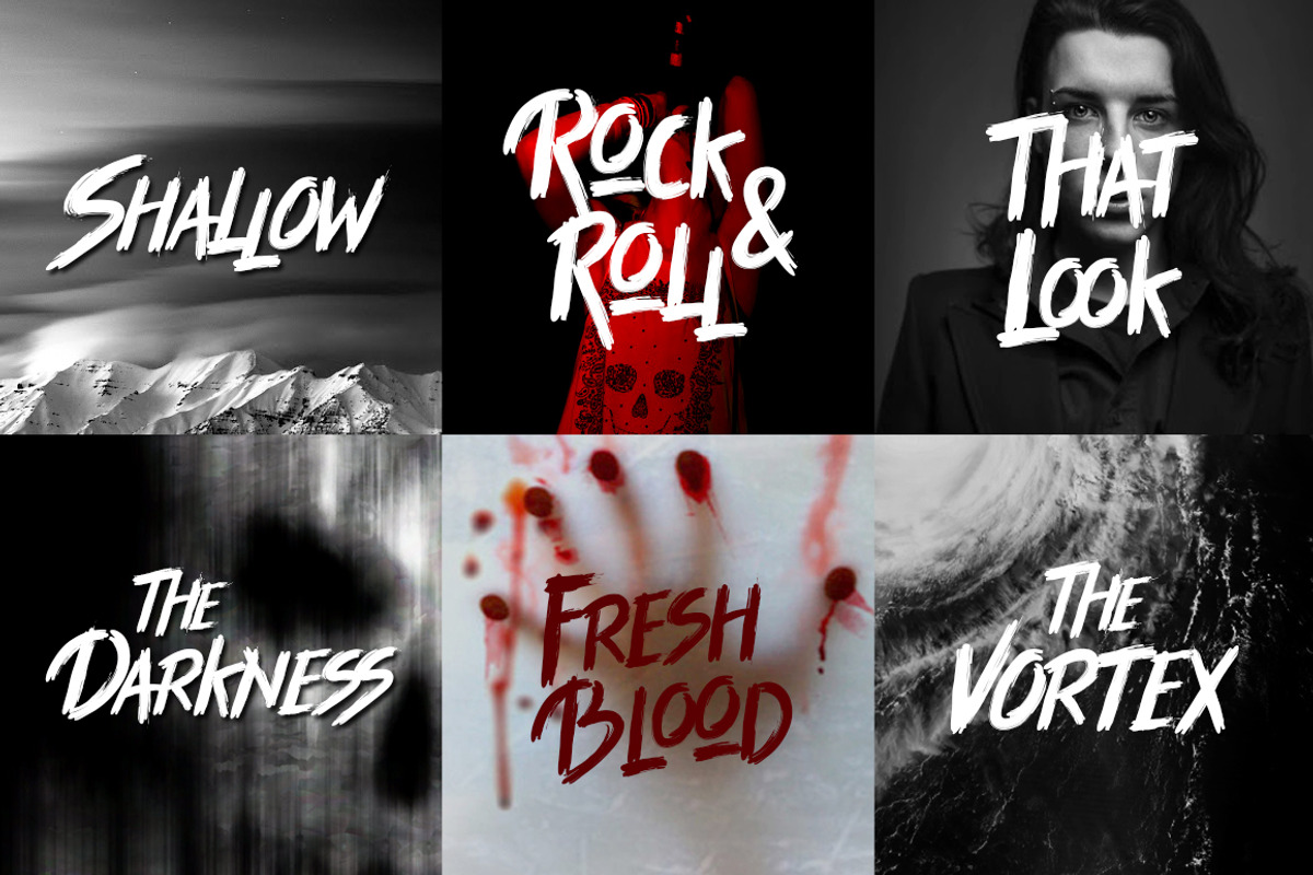 Thriller, a Script Font by Vynetta