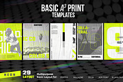 A3 Basic Layout Template Pack, a Poster Template by Louds Studio ...