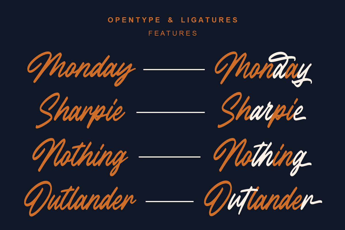 Outlander Brush Script, a Script Font by Megi Satyo Widodo