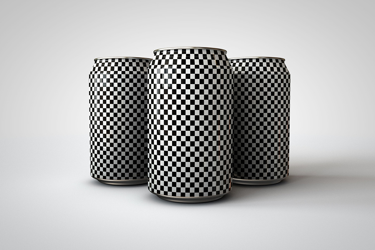 Soda Can | Beer Can Mock-Up 1, a Product Mockup by TSOBG