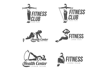 Aerobic workout logo, a Healthcare Illustration by Handy Trendy