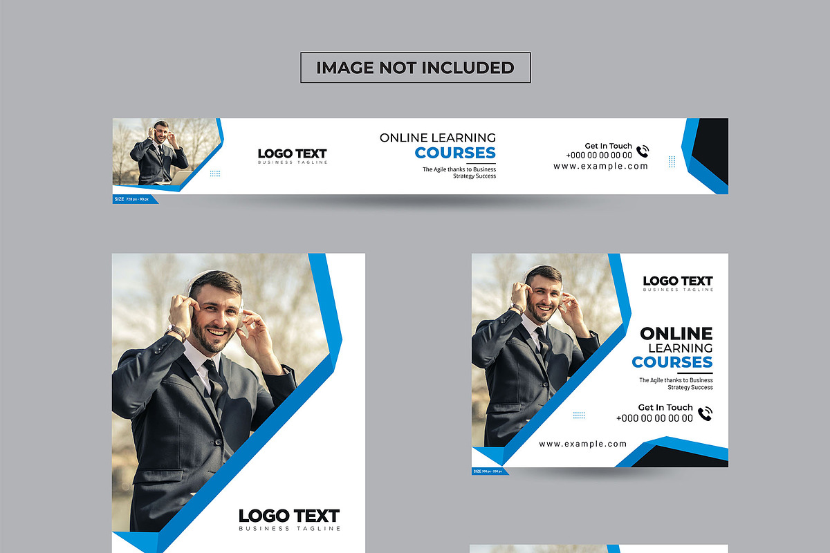 Online Courses Banner Design, a Social Media Template by MRI STUDIO