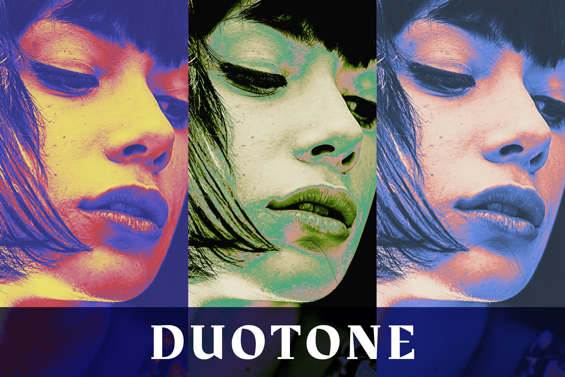 Duotone Gradient Photoshop Effect