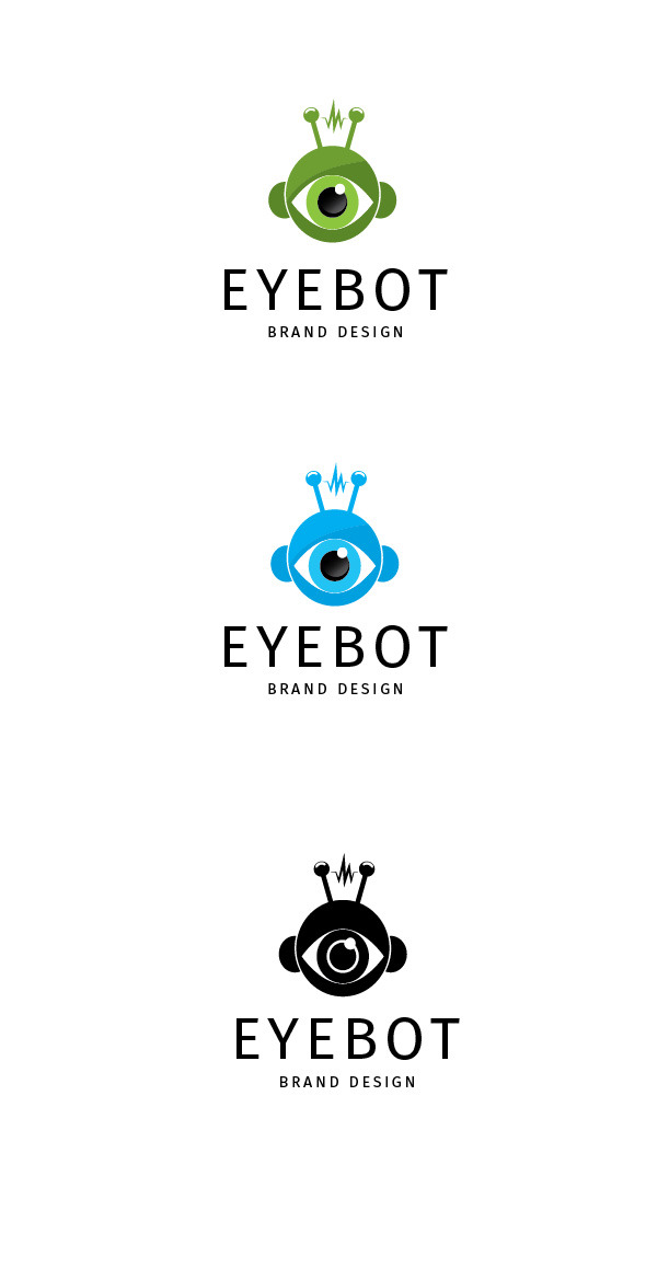 Eyebot Logo, a Branding & Logo Template by Mariyana