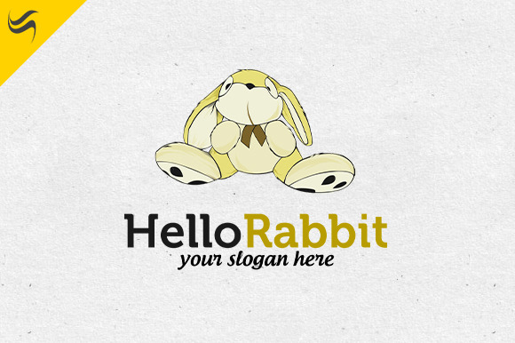 Hello Rabit Logo Template, a Branding & Logo Template by sah.bro