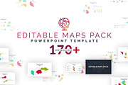 Editable Maps Pack PowerPoint, a Presentation Template by Digitcase x ...