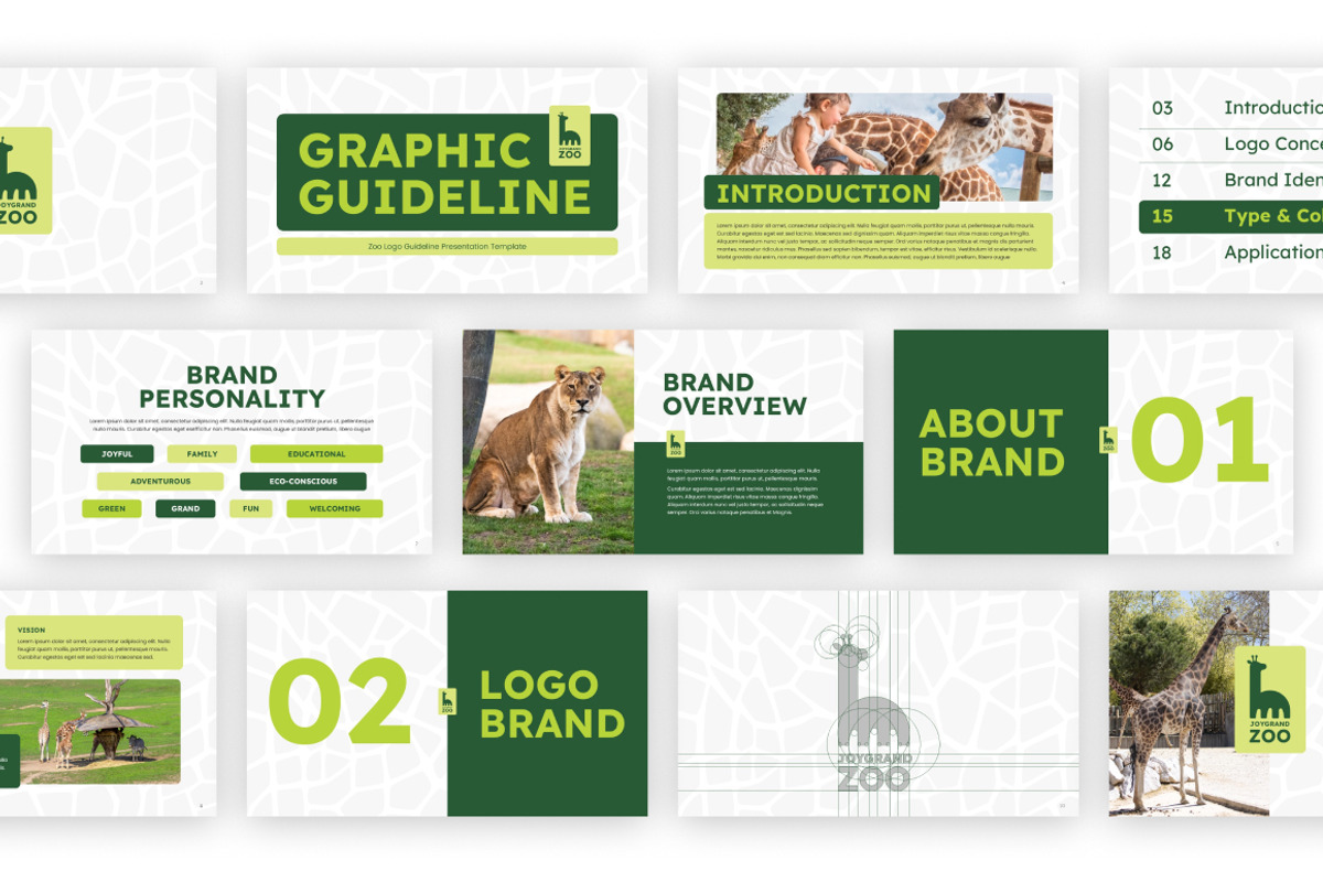 Graphic Guideline Google Slides