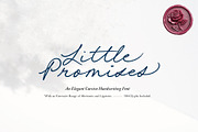 Little Promises Handwritten Font, a Handwritten Font by Sam Parrett ...