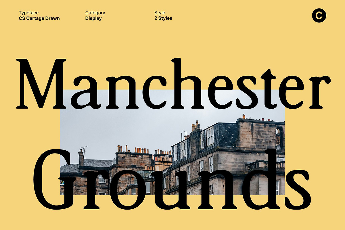 CS Cartage Drawn–Vintage Display Font