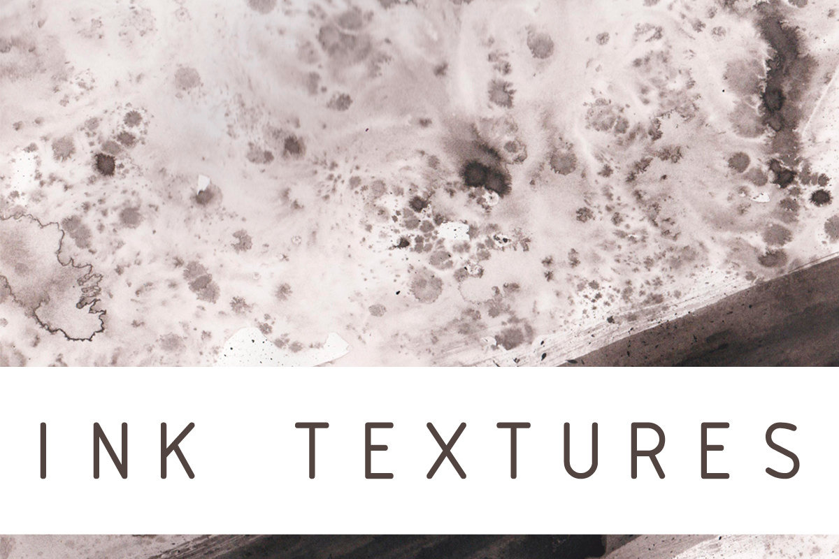 INK TEXTURES, a Texture Graphic by Elisa Ursa