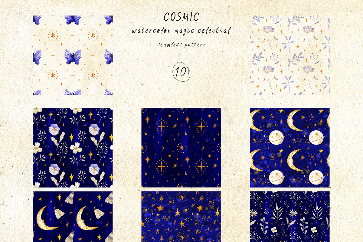 Cosmic vol.1, a Texture Illustration by LiChu Art