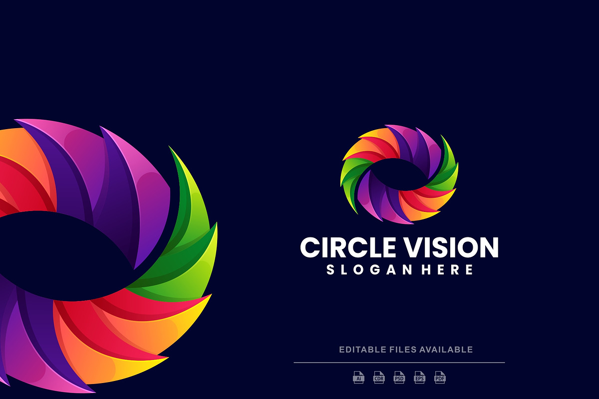 Circle Vision Logo | Creative Market