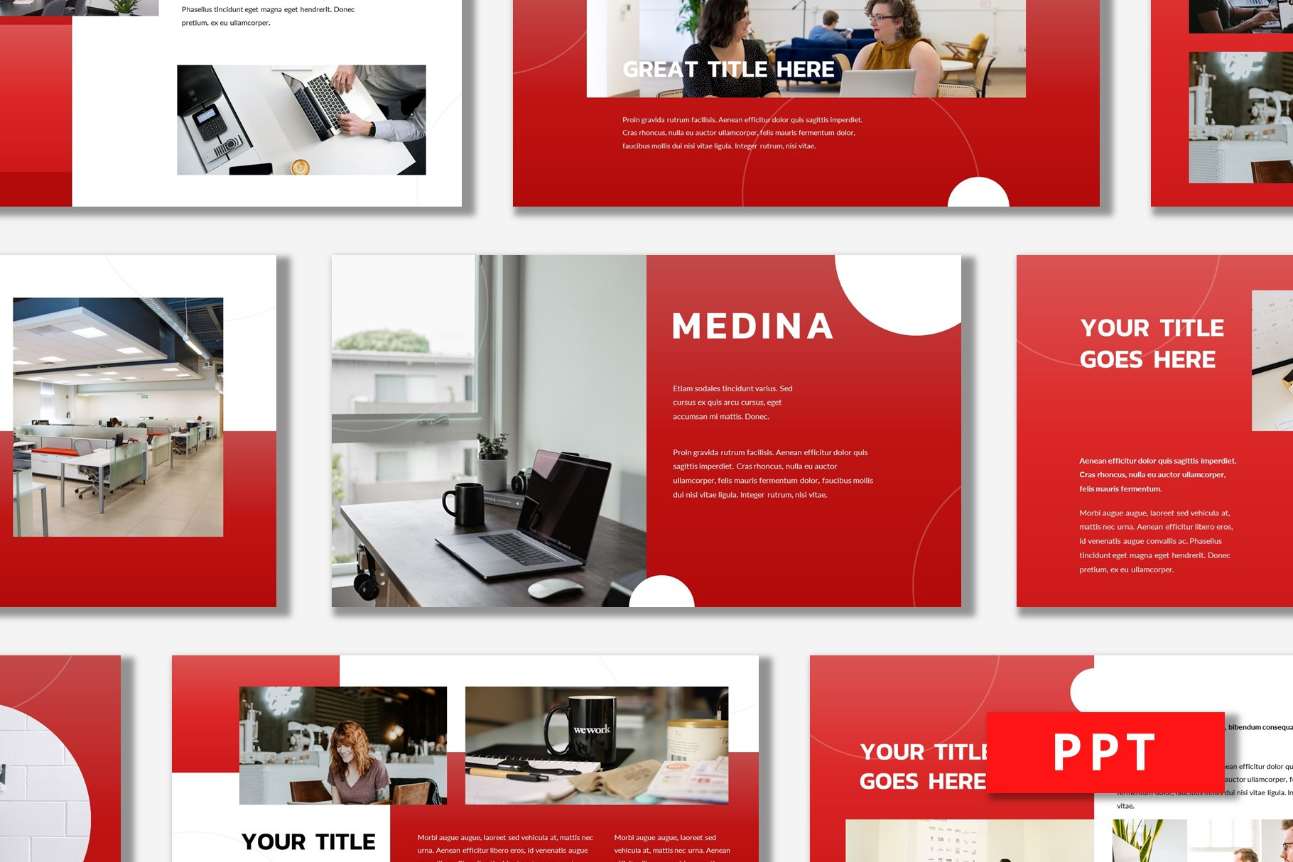 Medina - Powerpoint Template, a Presentation Template by Tumbuh Kerja