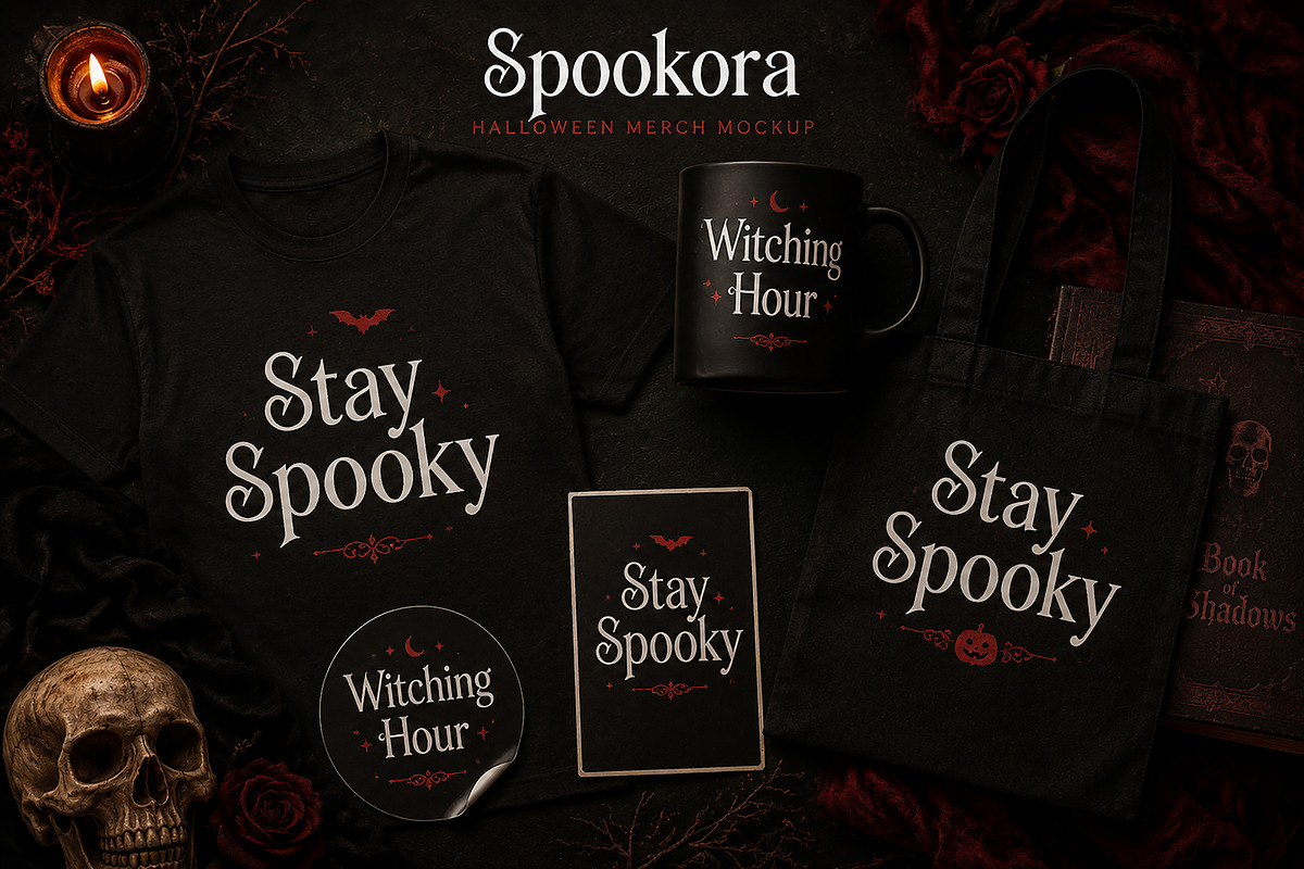 Spookora — Elegant Horror Serif Font, a Serif Font by Wow Magic