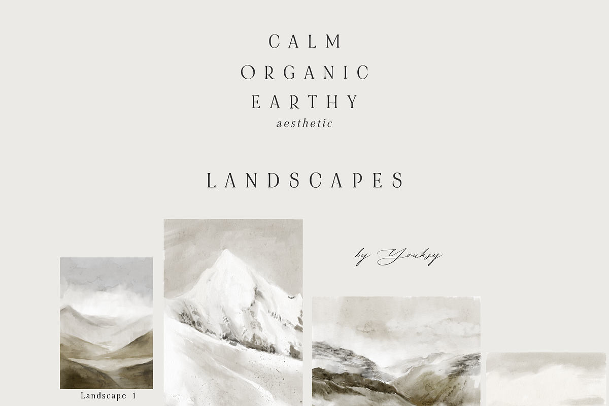 CALM ORGANIC EARTHY aesthetic, a Background Graphic by Youksy